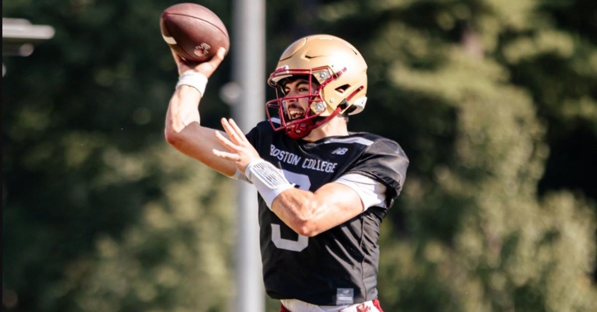 Dylan Lonergan on his journey from four star recruit to Boston College ...
