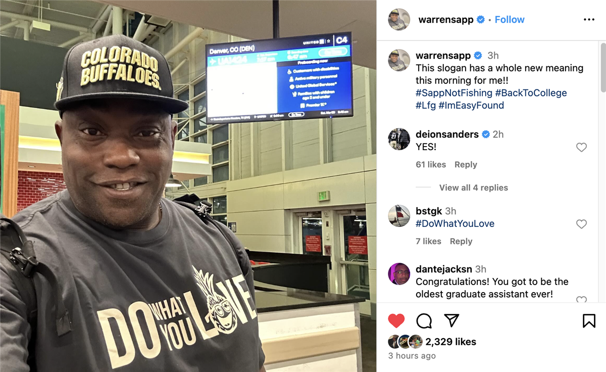 Legendary DT Warren Sapp on his way to help Coach Prime's Buffaloes