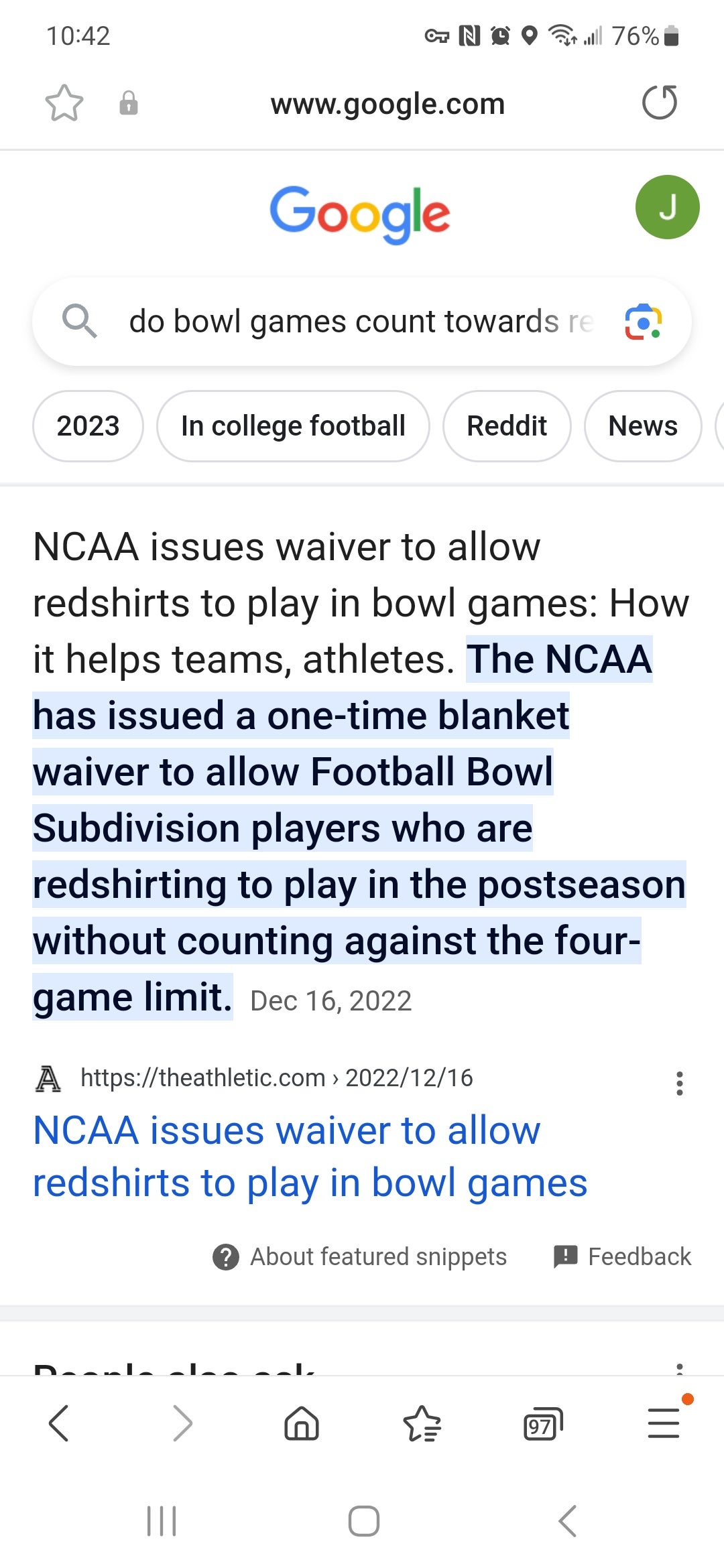 Sellers redshirt question
