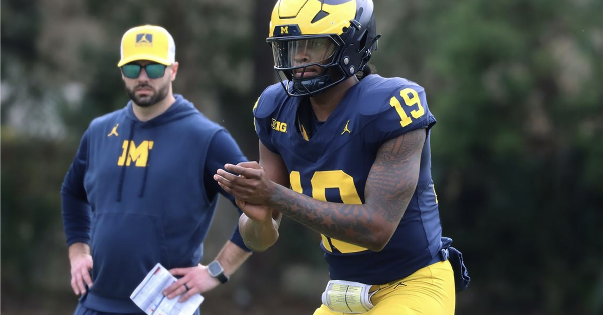 Sherrone Moore discusses QB room ahead of spring practices: 'We're in a ...