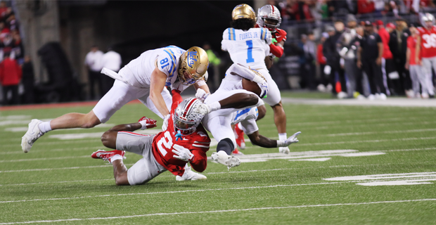 Photos: One-handed catches, hurdles and more in Ohio State's victory ...