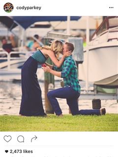 Parkey announces engagement to longtime girlfriend