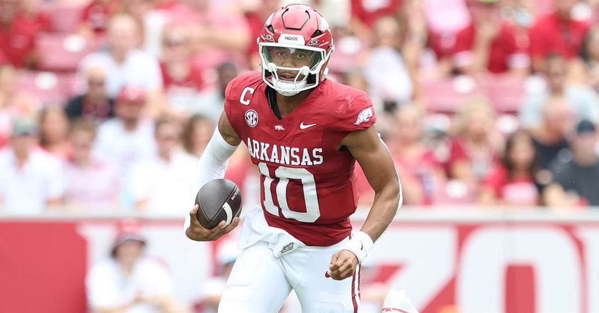 Arkansas' Taylen Green emerging as one of nation's top quarterbacks