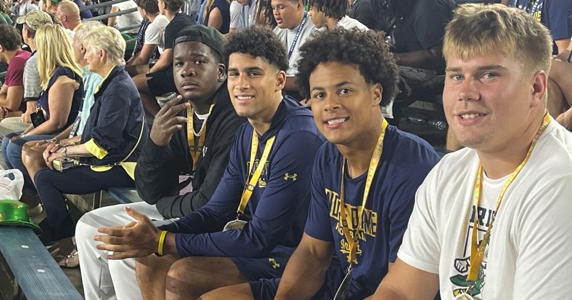 Notre Dame DL Commit Elijah Golden Loved His First Irish Gameday Visit ...