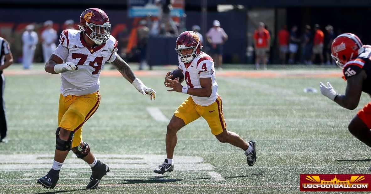 Where USC's offensive line stands at 'midseason'