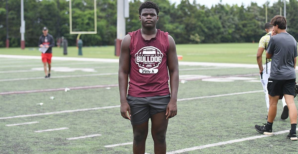 2023 defensive end Brian Alston getting familiar with Mississippi State ...