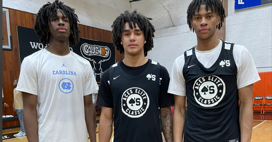 UNC Basketball Commits Elliot Cadeau, Ian Jackson, Simeon Wilcher Shine ...