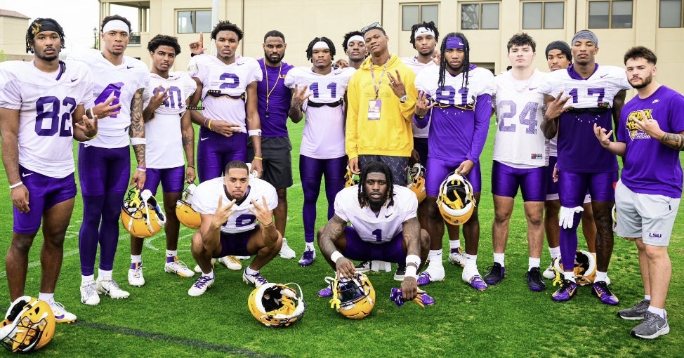 WATCH: LSU football restarts practice after spring break