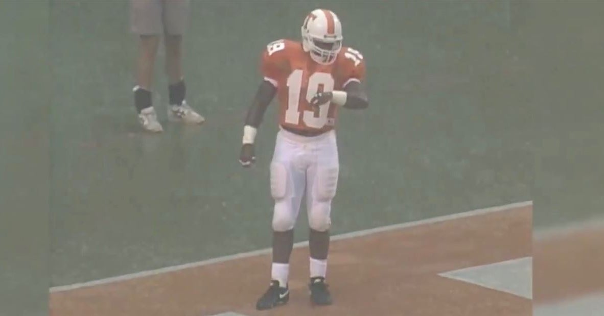 Throwback Thursday: ‘Touchdown Big Orange ... in the downpour!’
