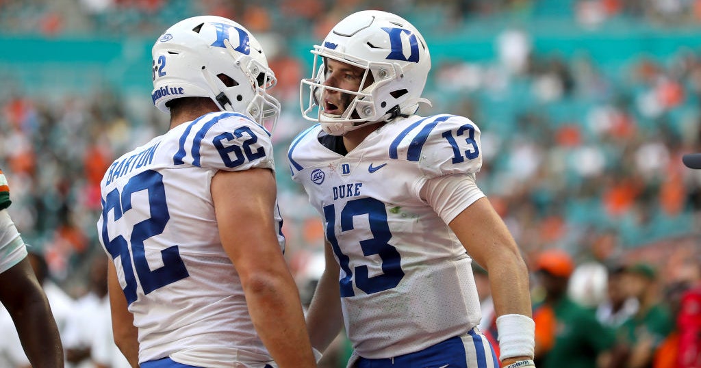 Duke OL Graham Barton named preseason All-America First Team by Walter Camp