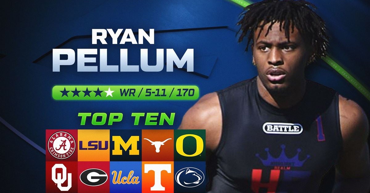 Four-Star '24 WR Ryan Pellum cuts his list to 10