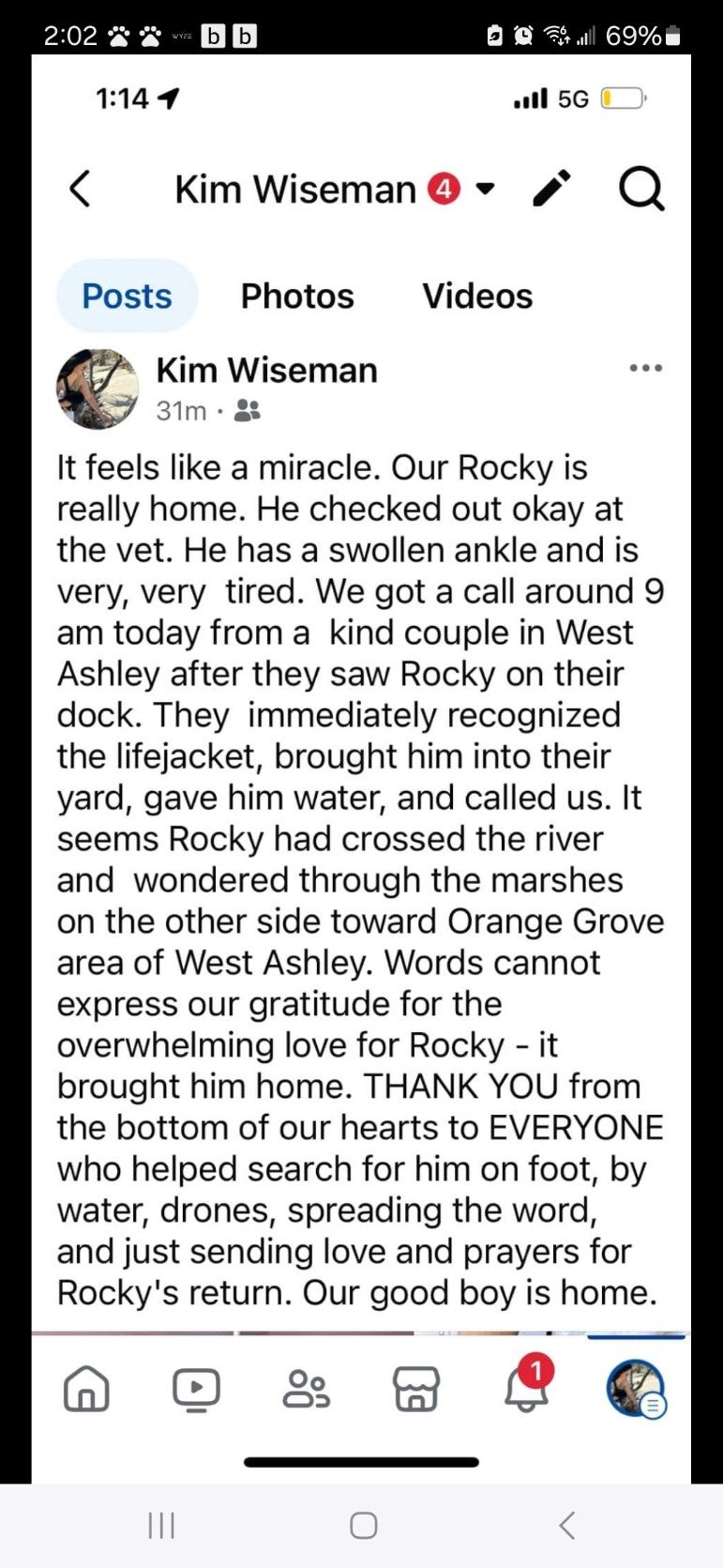 OT- Miracle happened in Charleston