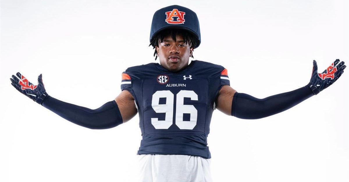 Welcome to the club: Auburn DL commit Malik Autry joins elite 5-star ...