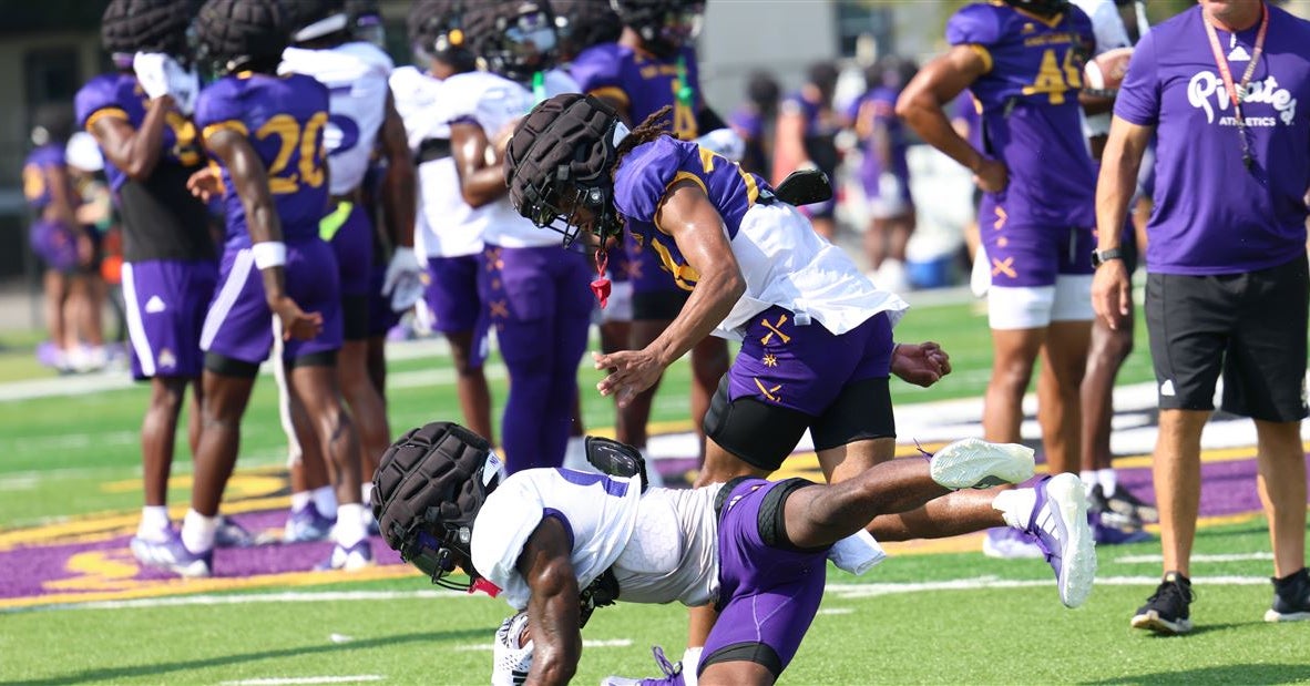 SIGHTS AND SOUNDS: Action from Day 3 of ECU's preseason camp