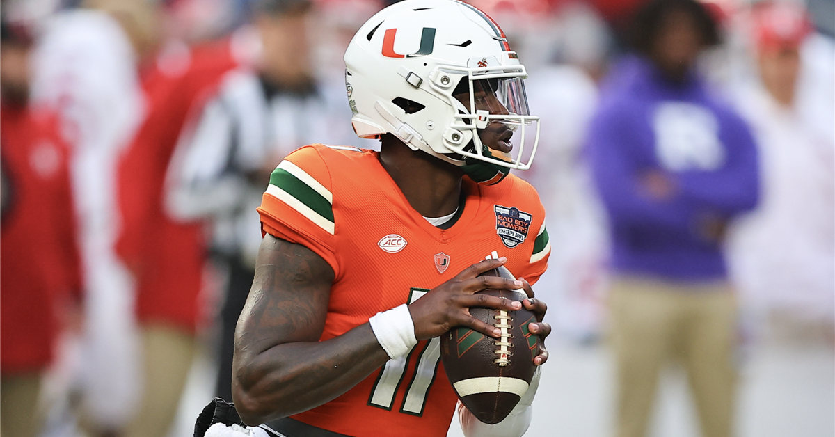Miami QB Jacurri Brown entering college football transfer portal ...