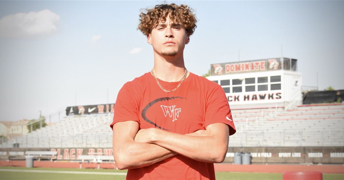 Kyler Kasper reacts to big Iowa victory