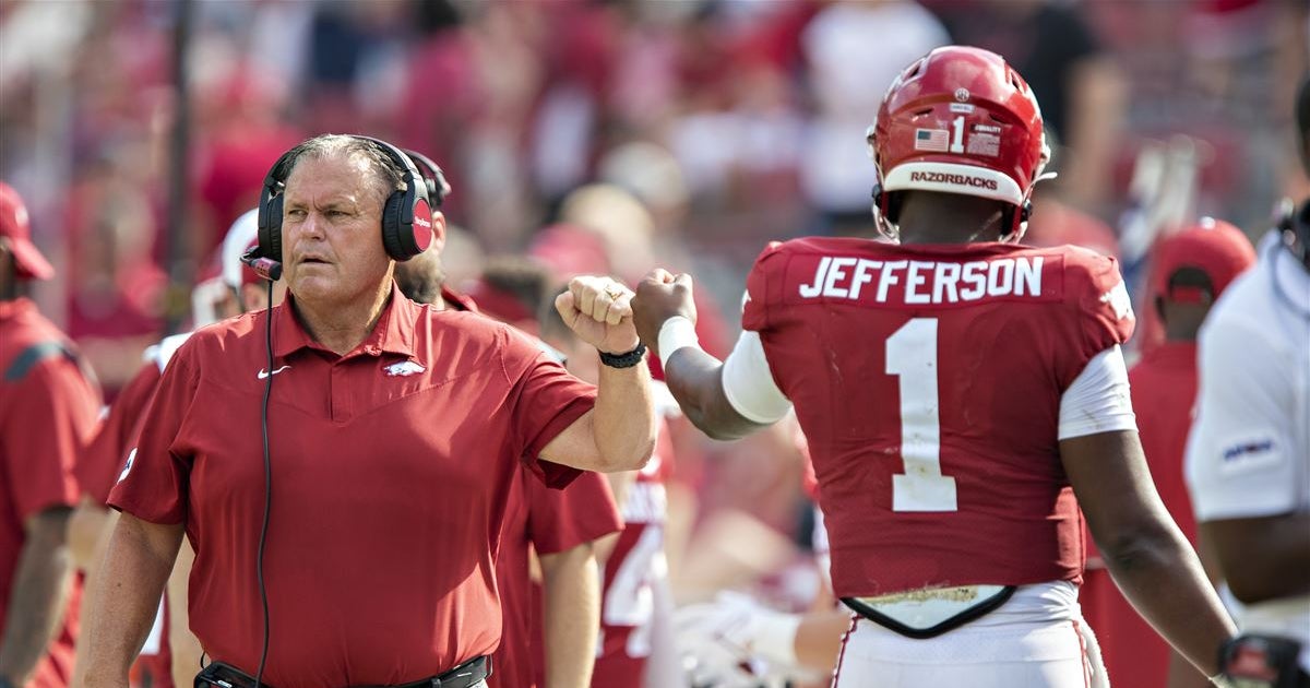 Arkansas football: Sam Pittman explains what Razorbacks need to become ...