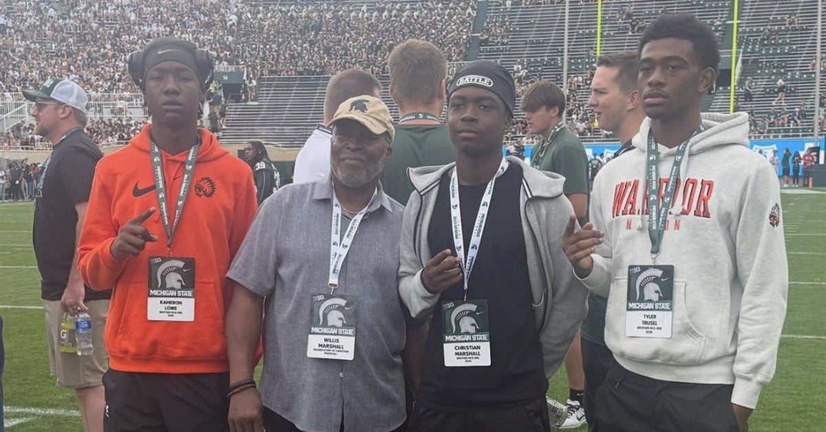 2029 CB Kameron Lowe Impressed by Michigan State Atmosphere on Visit
