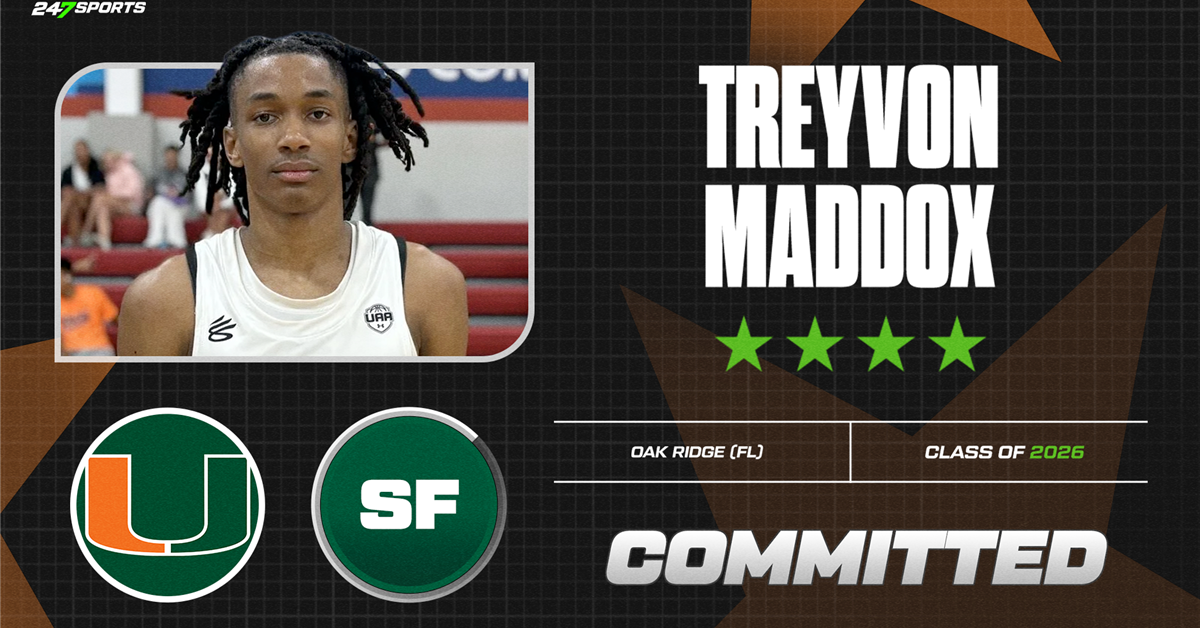 Four-star forward Treyvon Maddox commits to Miami