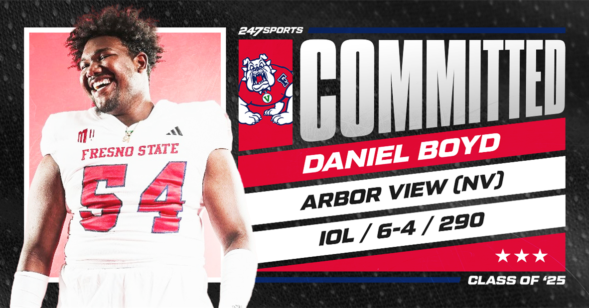 Three-star offensive lineman Daniel Boyd commits to Fresno State