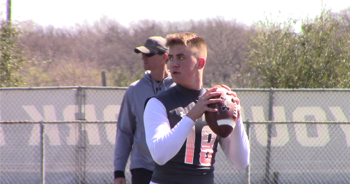 Mike Gundy, father, coach, recruiter with son and QB Gunnar