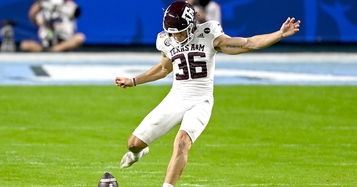 Texas A&M's Caden Davis finally has the kicking job all to himself