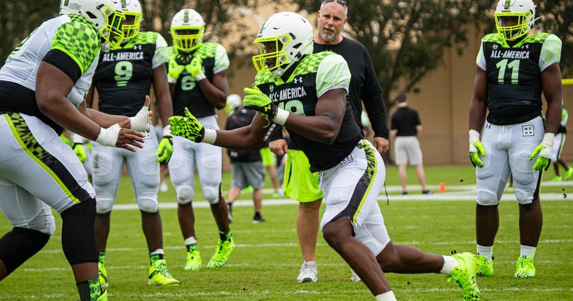 WATCH: Under Armour Game - Team Speed Sunday OL-DL 1-1s