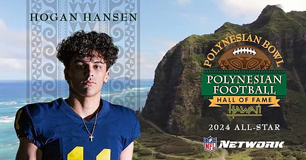 Four-star TE Hogan Hansen selected to play in 2024 Polynesian Bowl