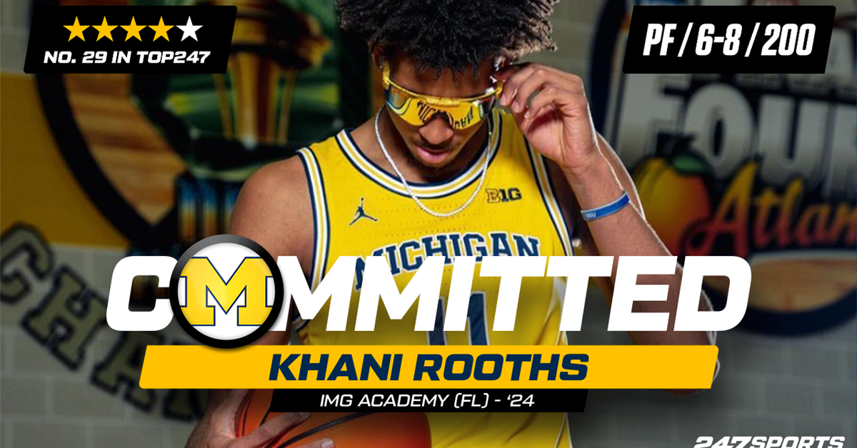 Top 30 forward Khani Rooths commits to the Michigan Wolverines