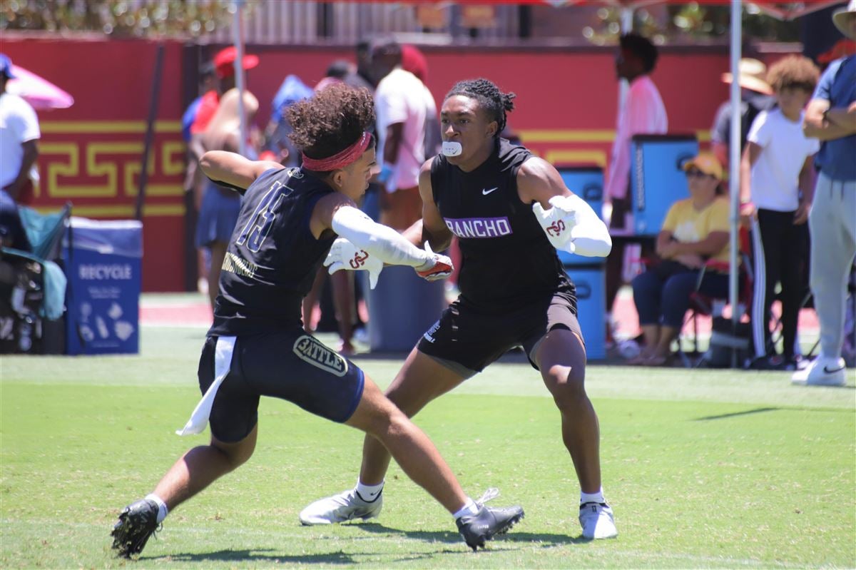 WATCH: USC Trojan committed safety Christian Pierce at USC 7-on-7