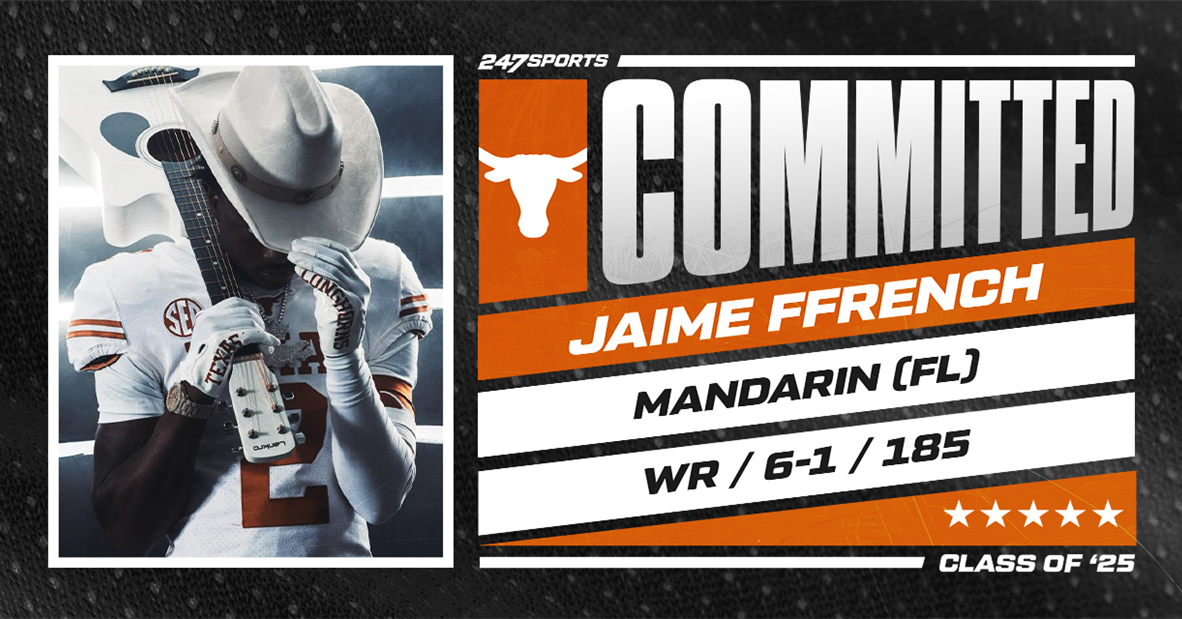 Texas Football Recruiting: Five-star WR Jaime Ffrench commits to Texas