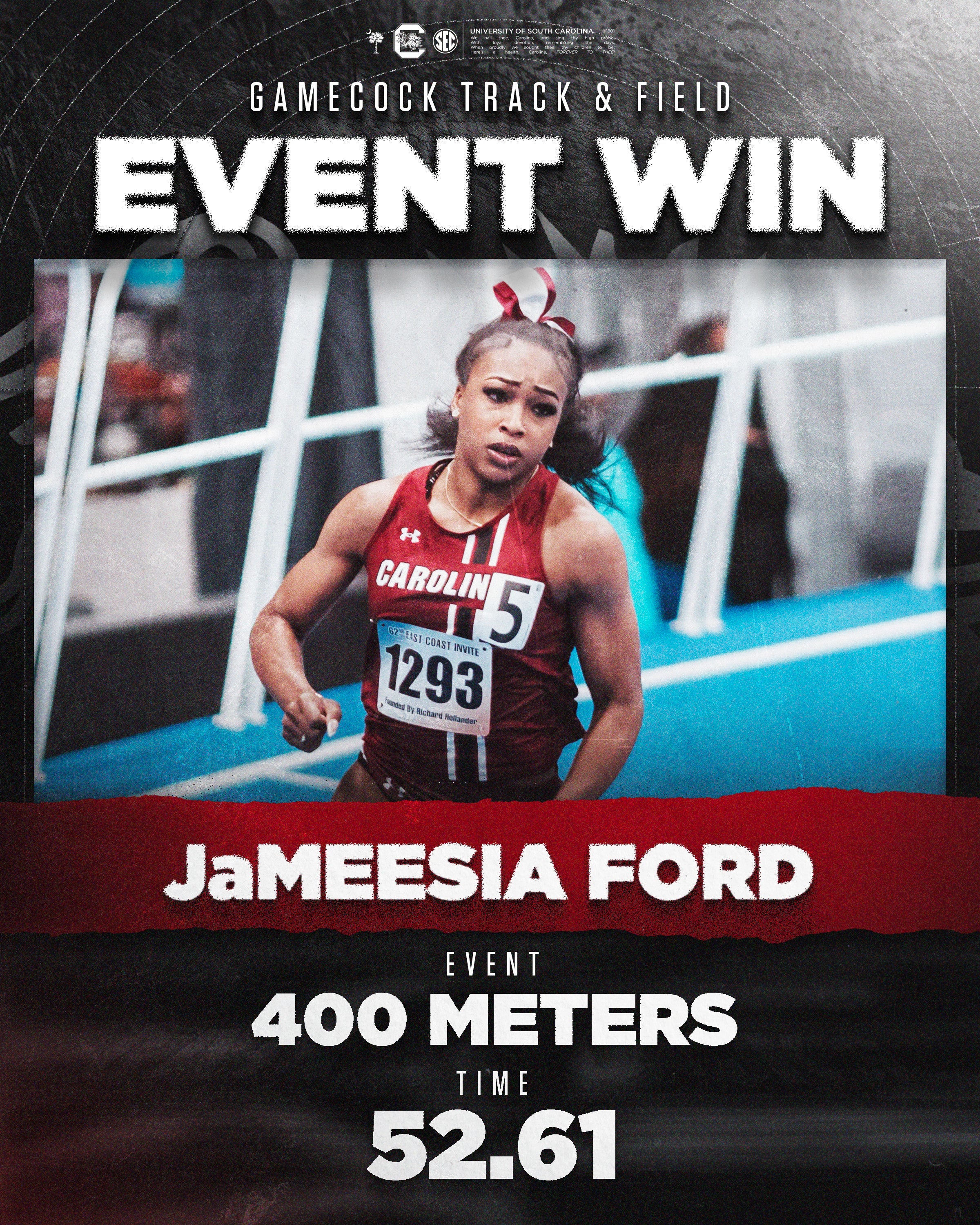 Jameesia Ford Sets Another Record Track & Field