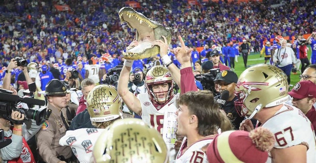 Photo Gallery: Postgame celebration as the Seminoles raise the Gator ...