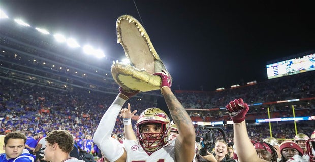 Photo Gallery: Postgame celebration as the Seminoles raise the Gator ...