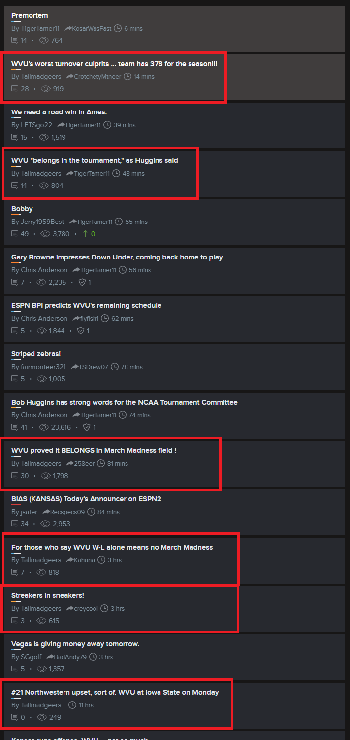 WVU's worst turnover culprits ... team has 378 for the season!!!
