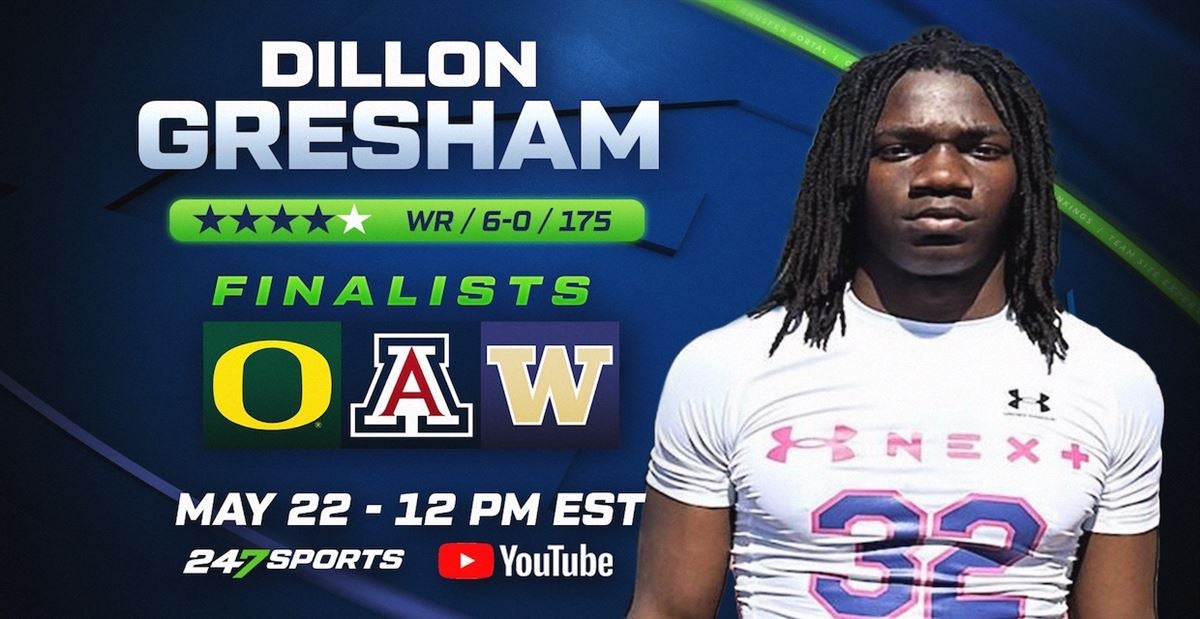 Four-Star WR Dillon Gresham set to commit on the 247Sports YouTube Channel
