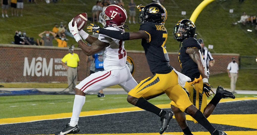 Game balls for Alabama: Missouri edition