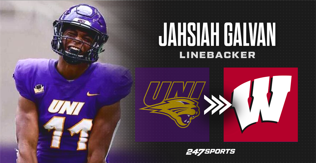 What is Wisconsin getting with UNI star LB transfer Jahsiah Galvan?