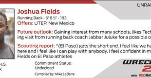 Joshua Fields, UTEP, Running Back