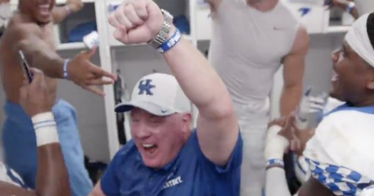 Kentucky Wildcats locker room goes crazy after win over Florida