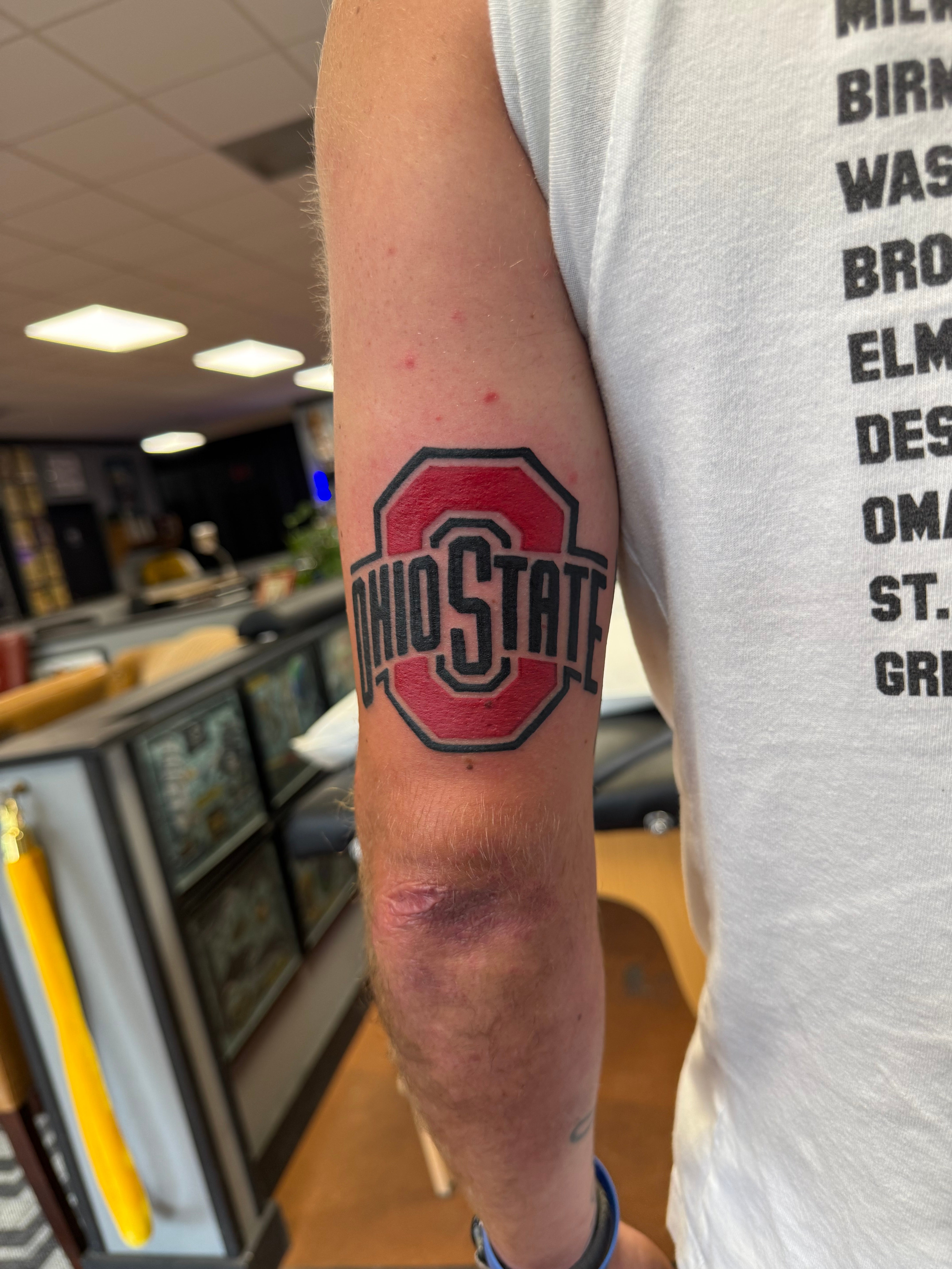 Osu Buckeyes Tattoos Scarlet And Gray Ohio State Buckeyes Stadium