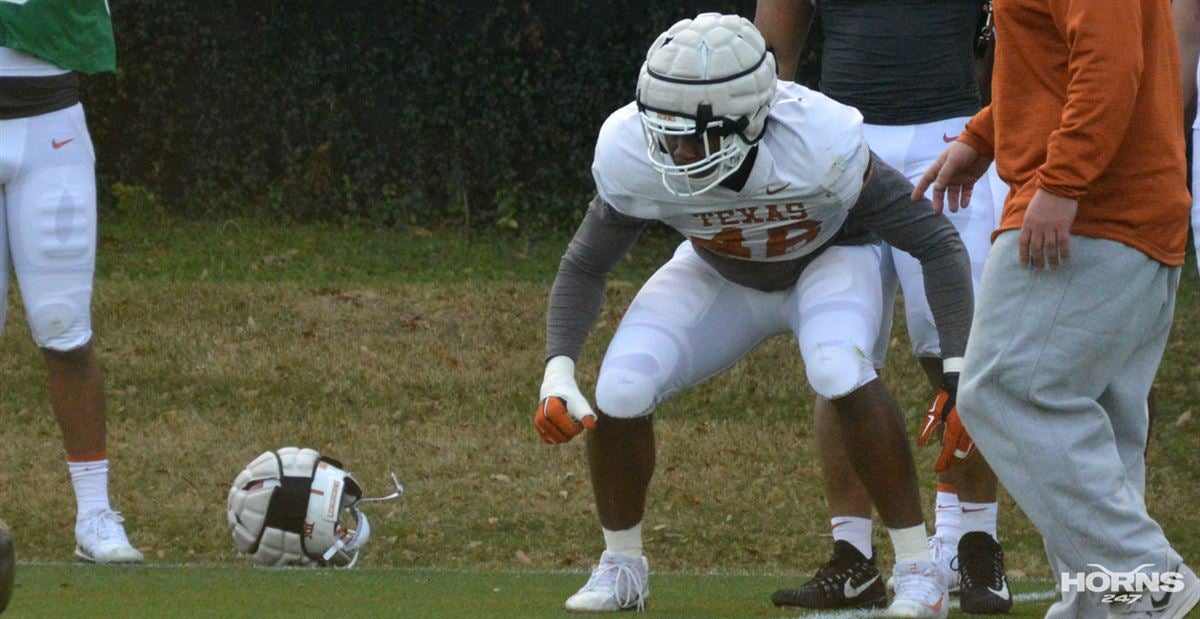 Shots of the Texas defense from spring practice