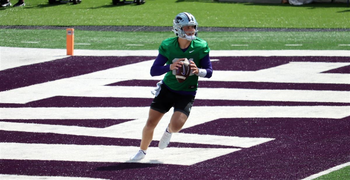 Highlights and photos from Kansas State's Monday morning practice