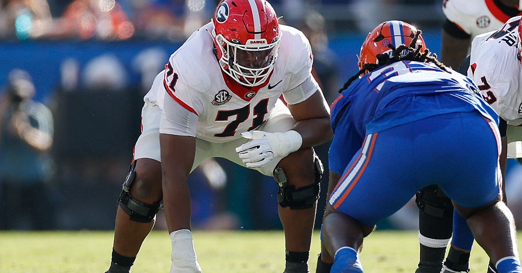 Georgia offensive lineman Earnest Greene revels in return from injury