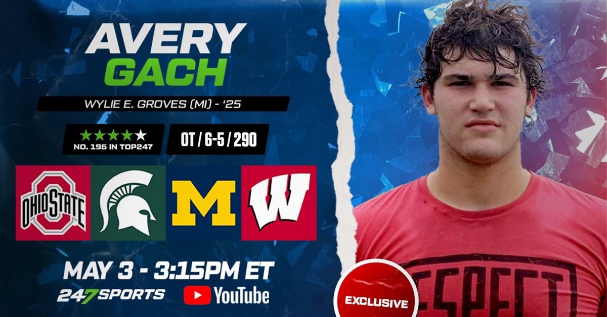 Four-star OT Avery Gach sets announcement details