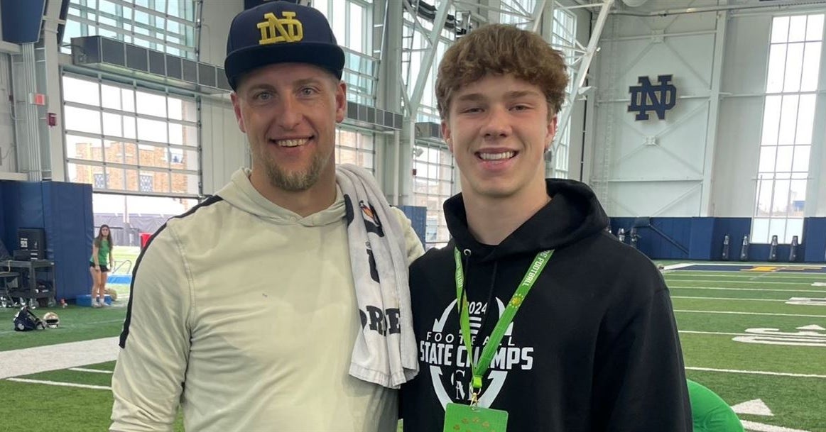 Q/A With 2028 Linebacker Liam Conlon On Notre Dame Visit