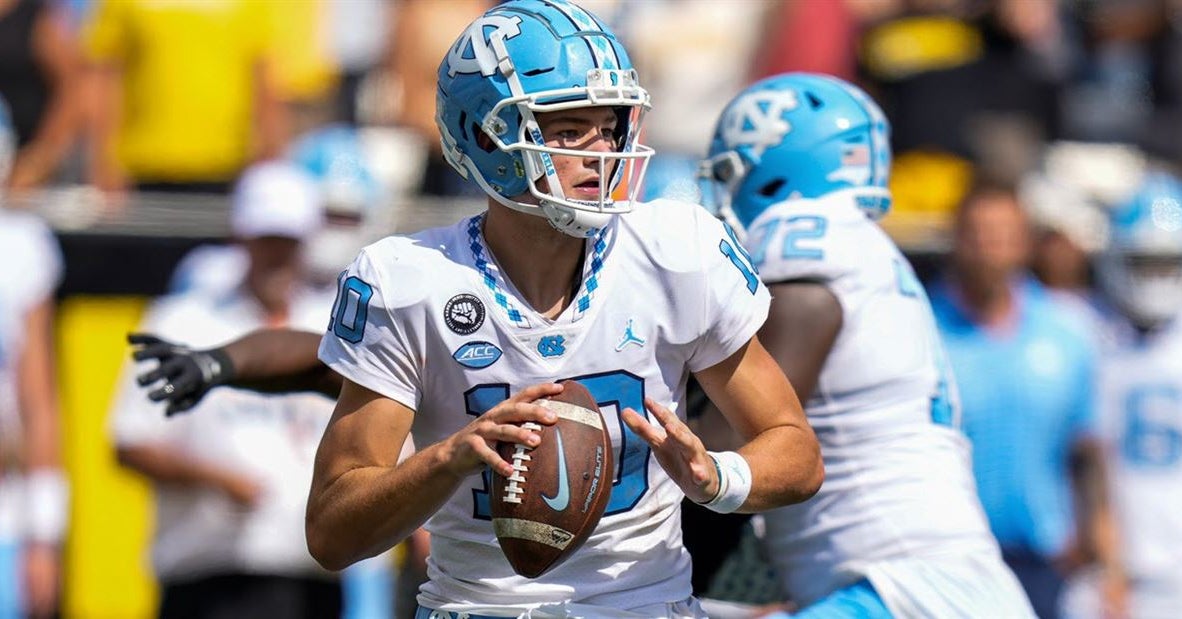 UNC QB Drake Maye trolls NC State, later apologizes for remarks