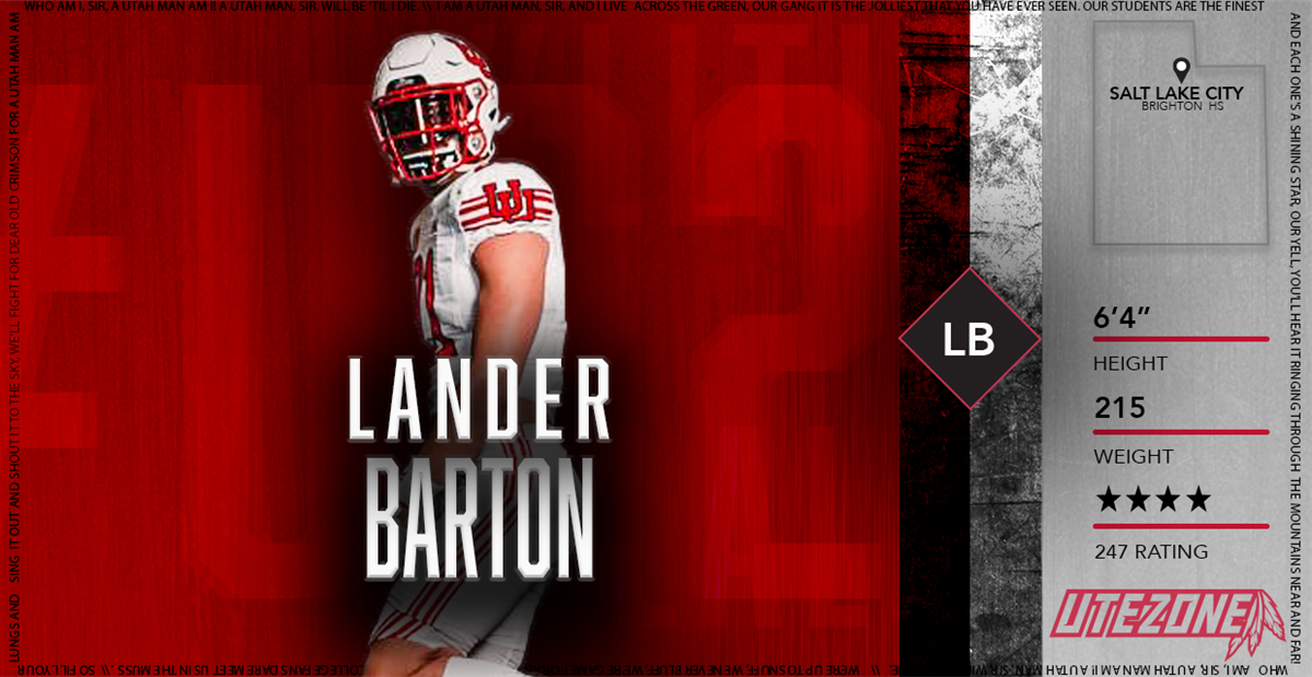 UteZone National Signing Day Profile: Lander Barton