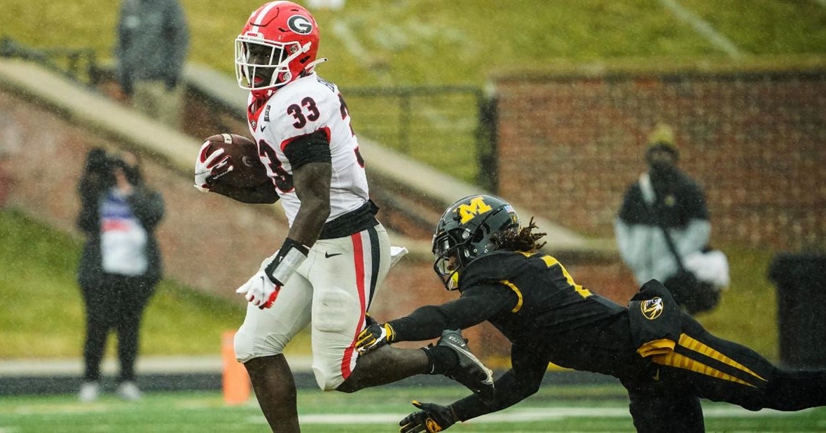Georgia football releases depth chart for Missouri game