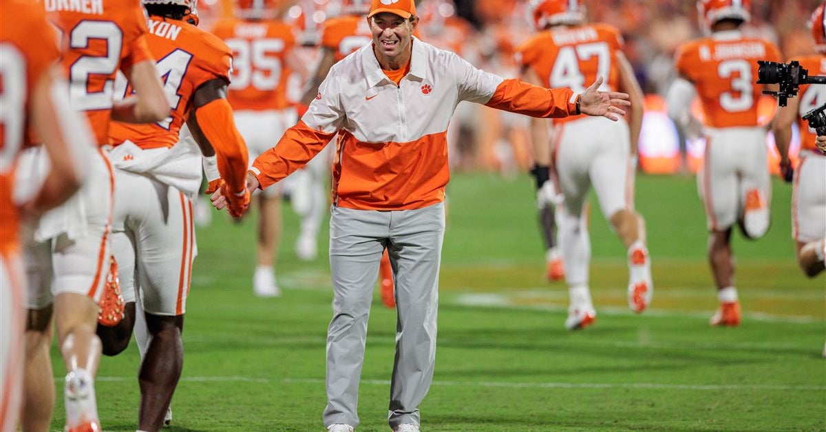Everything Dabo Swinney said after Clemson’s first win of the season